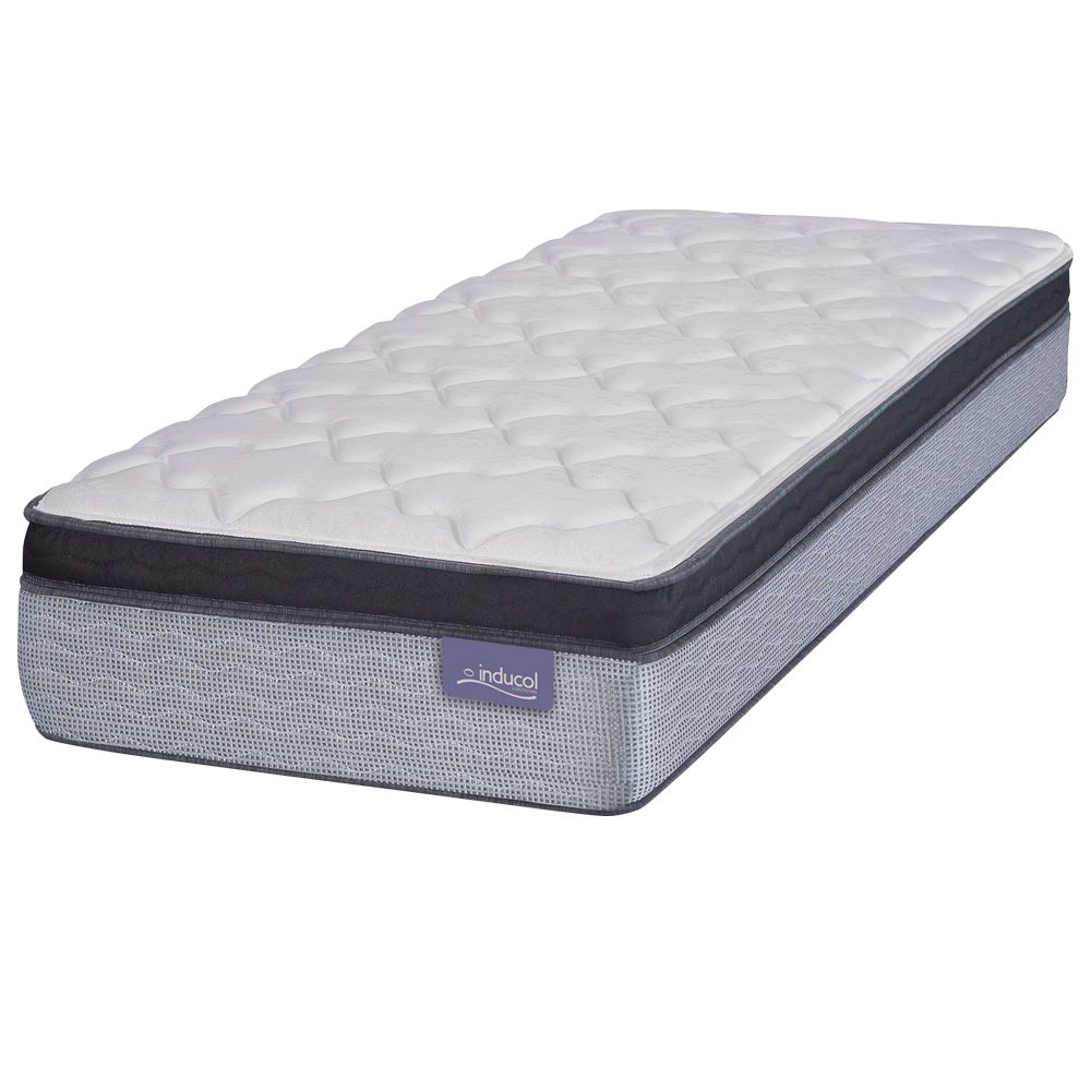 Colchon Pocket Firm 0.80 Inducol de Resortes 1 Plaza 80x190 - Confort ...